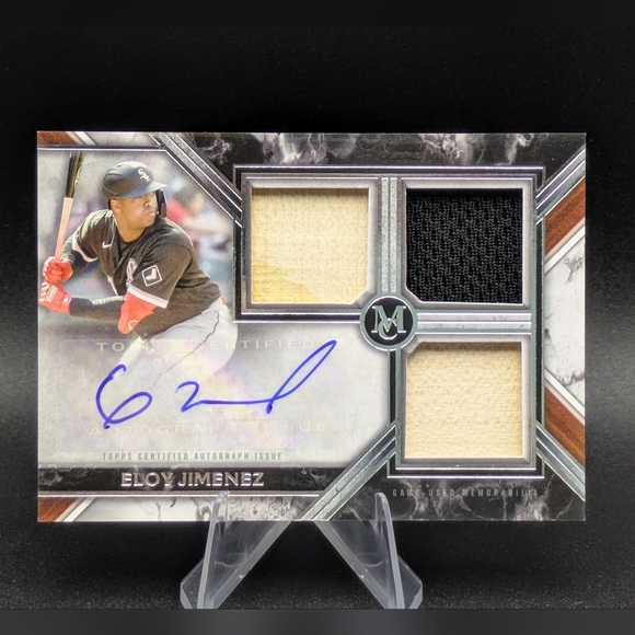 Topps | Toys | 222 Topps Museum Collection Swatches Triple Relic 00 ...